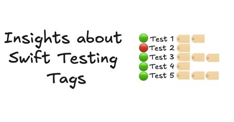 Insights About Swift Testing Tags Mobile Dev Diary