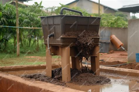 Premium Ai Image Composting System With Water Spray To Maintain Healthy Environment Created