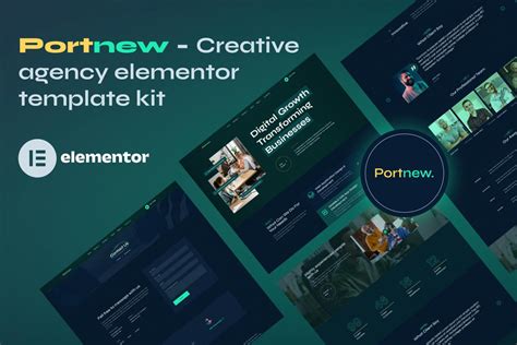 Download Portnew Creative Agency Elementor Template Kit