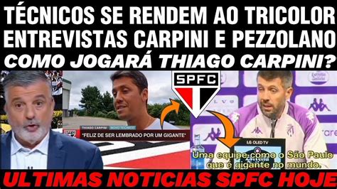 OFICIAL PRIMEIRA ENTREVISTA DE THIAGO CARPINI COMO NOVO TÉCNICO DO