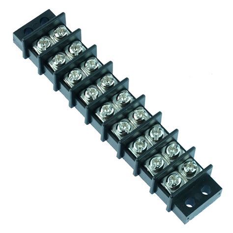 2 To 12 Way Screw Barrier Terminal Block Strip Connector Ebay