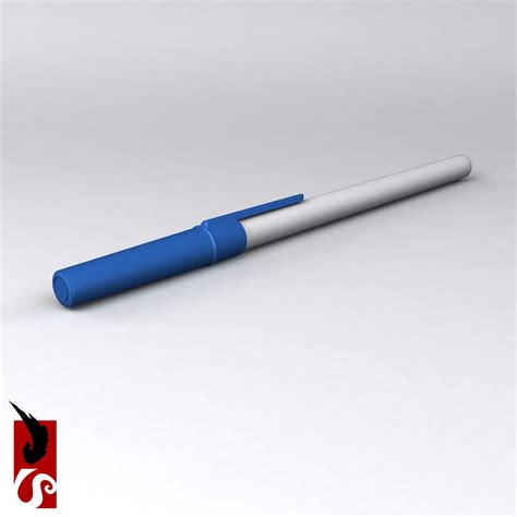 Bolígrafo Modelo D fbx ma obj Free D