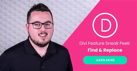 Divi Feature Sneak Peek Find And Replace