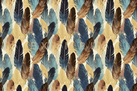 18 Seamless Feather Patterns Feather Patterns Digital Download 18 Pattern Bundle
