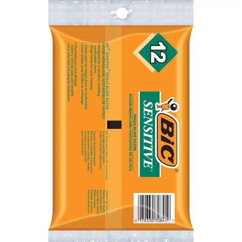 Bic Sensitive Shaver Disposable Razor Orange Shop Razors And Blades