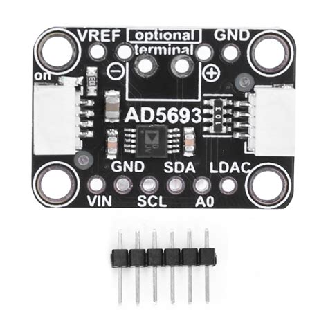 husxh ad5693r breakout board 16 bit dac w i2c interface breakout