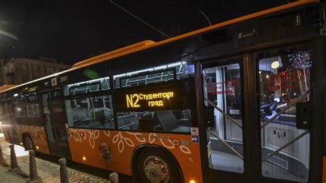 Отново стартира нощният градски транспорт в София Новини бг