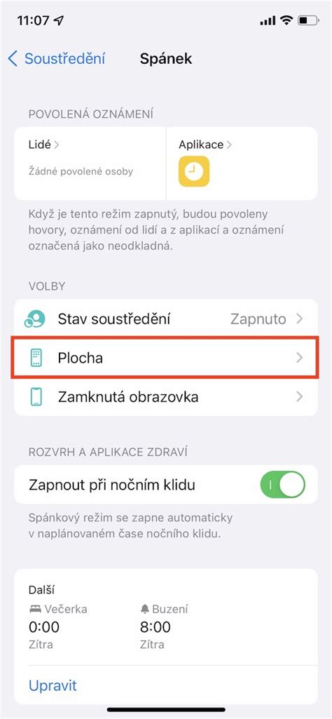 Jak na iPhone v Soustředění skrýt oznamovací odznaky na ploše LSA Magazine