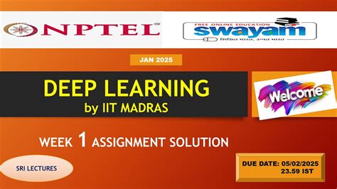 💥week 1💥🔥100 💥🔥deep learning assignment answers🔥🔥 youtube