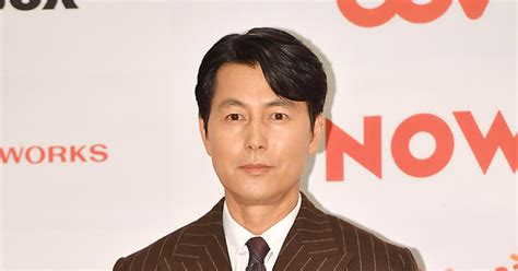 [ms포토]정우성 브라운 수트 완벽 소화
