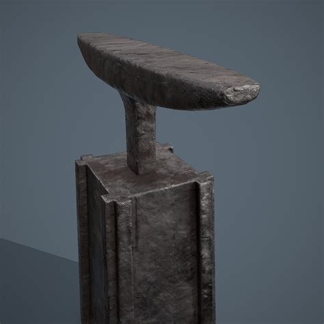 Medieval Blacksmith Long Anvil 3d Model By Get Dead Entertainment