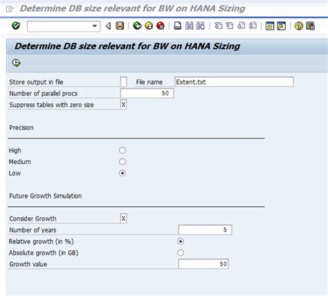sap hana sizing sap community