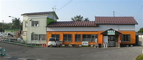 駅からマンホール てっぺんの駅下北駅 青森県むつ市