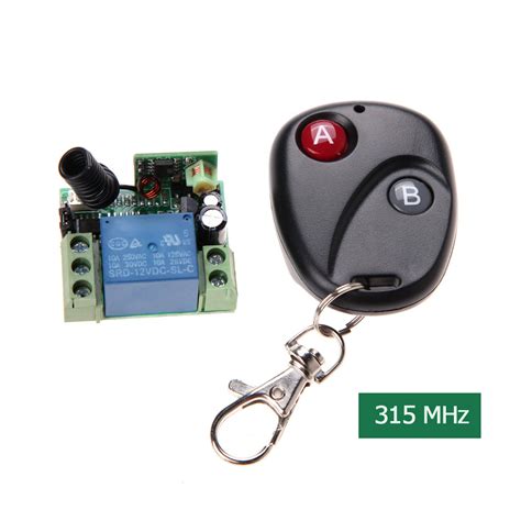 Transmisor De Interruptor De Control Remoto Inalámbrico Dc12v 10a