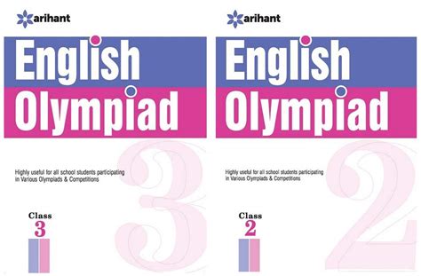 English Olympiad Class 3rd English Olympiad Class 2nd Set Of 2 Books