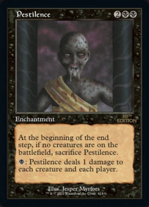 Pestilence — All Printings And Prices — Tcg Land