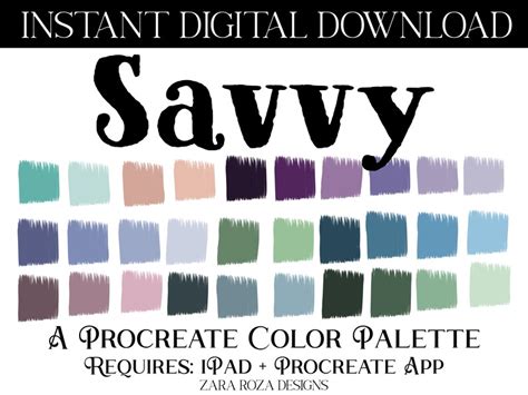 Procreate Color Palette Bundle Pack VOL Set Retro Vintage Aesthetic Pastel Gothic Dark