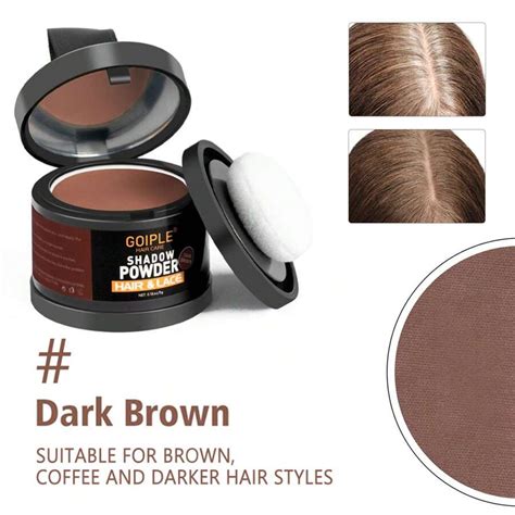 Dark Brown Root Cover Up Powder Instantly Hair Coverage Hairline