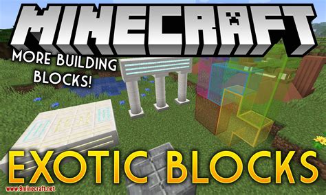Exotic Blocks Mod 1192 1182 Fancy And Novel Building Blocks Mc