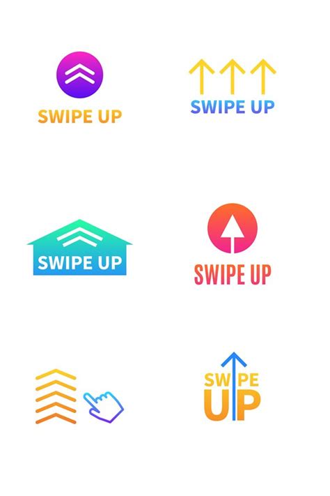 Swipe Arrows Scroll Buttons Variations Blog Story Interfac