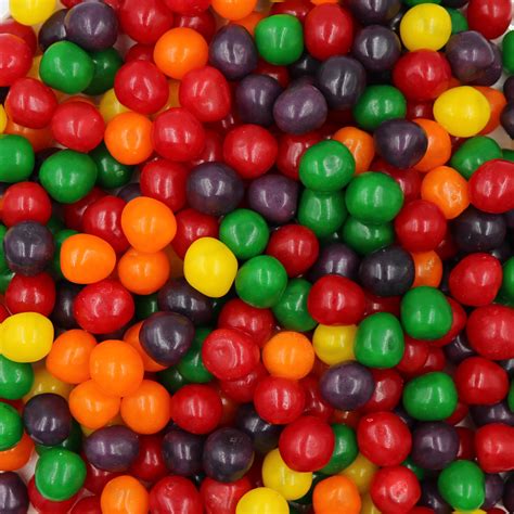 Sour Chewy Fruit Candy Balls Assorted 2 Pound Grocery