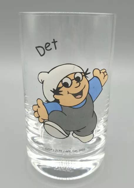 MAINZELMÄNNCHEN GLAS ZDF NFP 2002 DET der Schlaue Trinkglas EUR 19 99