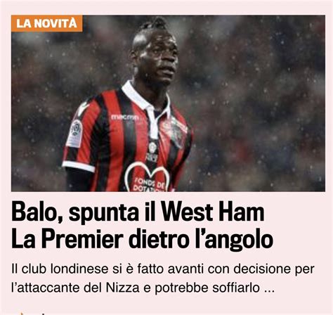 Guillaumemp On Twitter La Gazzetta Annonce Que West Ham A Fait Une
