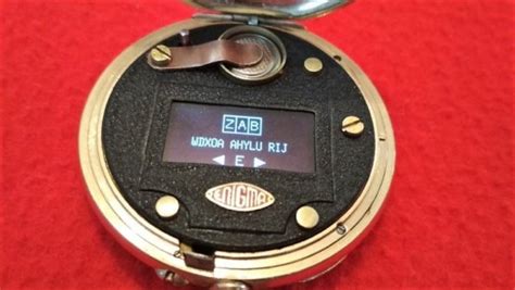 Arduino In Enigma Pocket Watch A Marvel Of OLED Craftsmanship