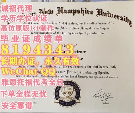 Snhu毕业证 Ppt