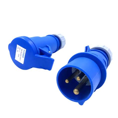 Iec 60309 250v 16a Industrial Standard Single Phase 3 Pin Plugs