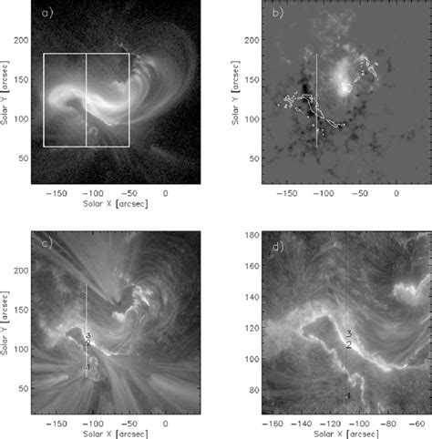 A Aia 131 Å Image Of The Flare Loops At 17 36 36 Ut The Box Shows