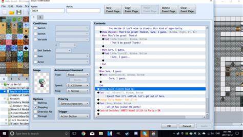 simple common event not appearing in conversation rpg maker forums
