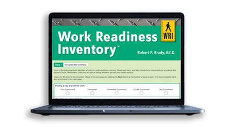 Work Readiness Inventory Paradigm Education