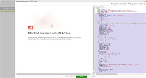 Technical Tip How To Prevent Default Dos Redirect Fortinet Community