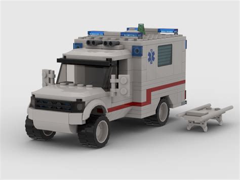 Lego Moc Ambulance By Highway Patrol Rebrickable Build With Lego