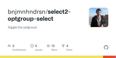 Github Bnjmnhndrsnselect2 Optgroup Select Toggle The Optgroup