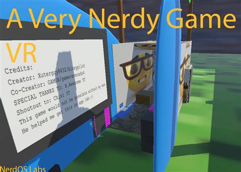 A Very Nerdy Game Vr By Nerdos