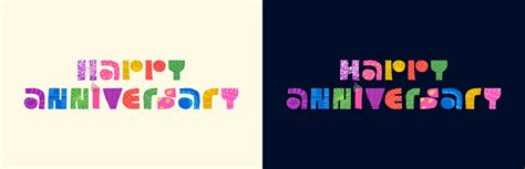 기념일 축하 파티 추상 장식 비문 개념 생일 휴일 또는 결혼 행사를 위해 글자를 쓰는 현대적인 다채로운 그래픽 모양 트렌디한