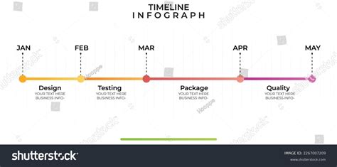 Timeline Infographics Infographic Business Template Timeline Stock