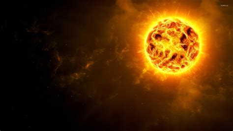 Earth And Sun Wallpaper
