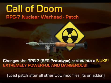 Call Of Doom RPG 7 Nuke Patch File ModDB