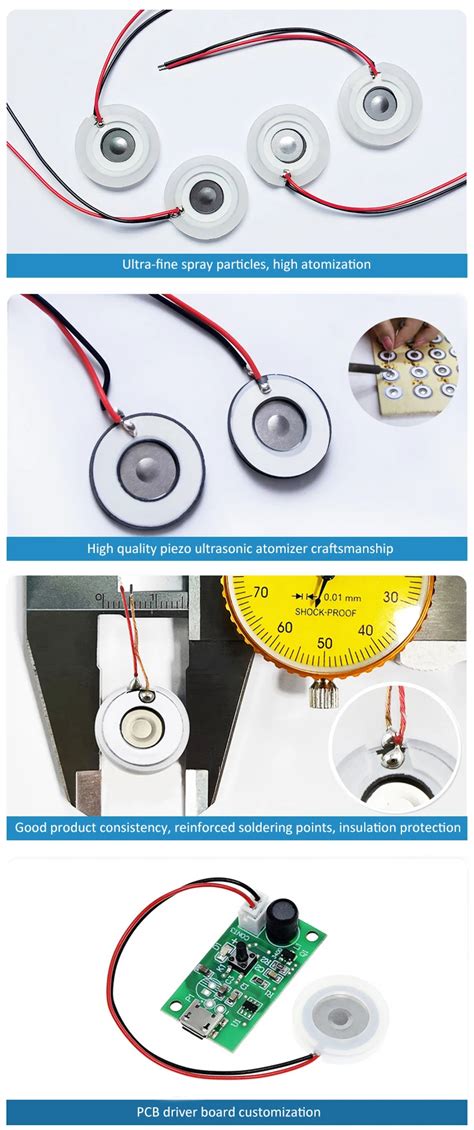 Issr 12v Microporous Ultrasonic Humidifier Mist Maker Ultrasonic Mist