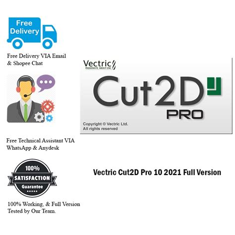 Vectric Cut2d Pro 10 2021 Full Version Shopee Malaysia