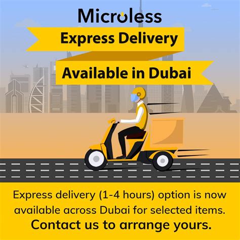 Microless Express Delivery 1 4 Hours Option Is Now
