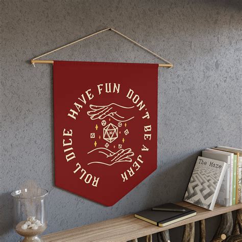 Dnd Flag Dnd Wall Decor Dnd Rules Dandd Game Room Decor Dnd Ts Dnd Decal Dm T Dnd