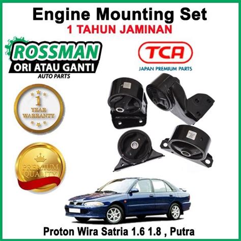 Proton Wira Satria 1 6 1 8 Putra TCA Engine Mounting Set 1 Year