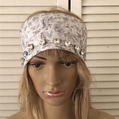 Rhinestone Headband Etsy