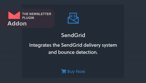Newsletter Sendgrid Addon Wordpress Plugin Gplplace