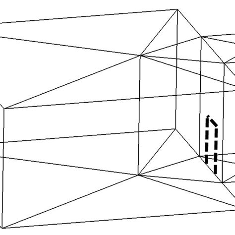 Two Room Prismatic Mesh The Fluxes Across The Separating Face Where A