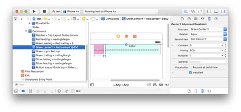 Ios Using Autolayout Adjust Vertical Position From Horizontal Center